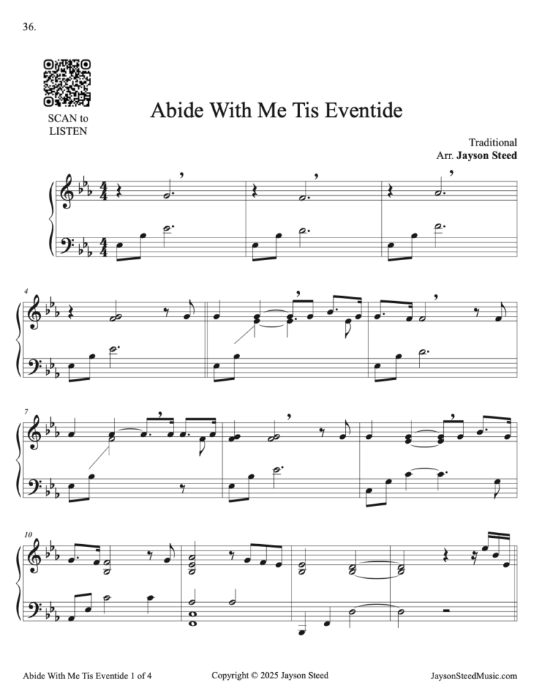 Piano Hymns Sampler Volume 2 (DIGITAL Book) - Jason Tonioli Music